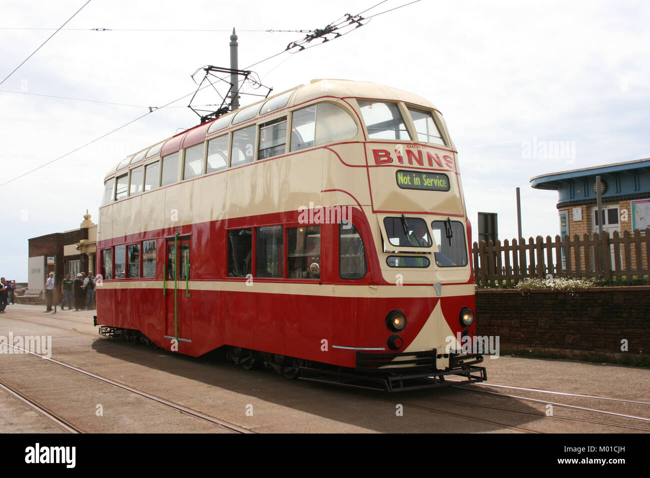 Blackpool number 703 in Sunderland number 101 - 1934 Balloon Car type ...