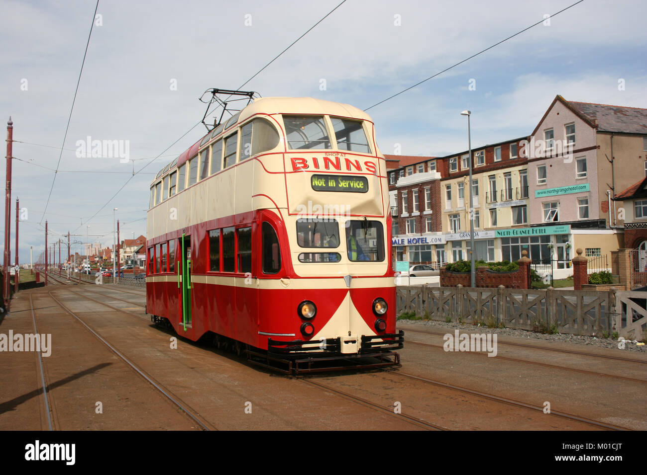 Blackpool number 703 in Sunderland number 101 - 1934 Balloon Car type ...