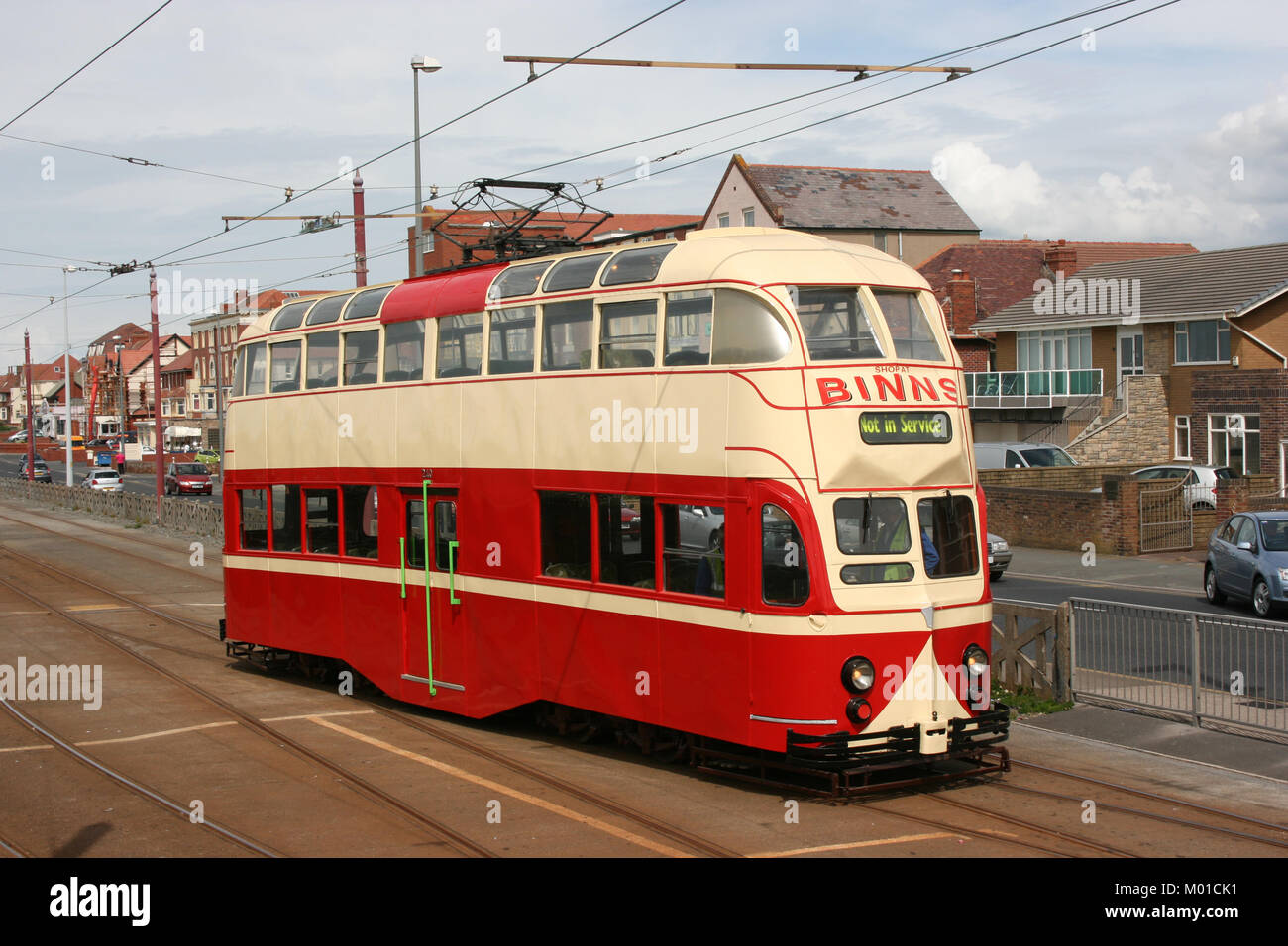 Blackpool number 703 in Sunderland number 101 - 1934 Balloon Car type ...
