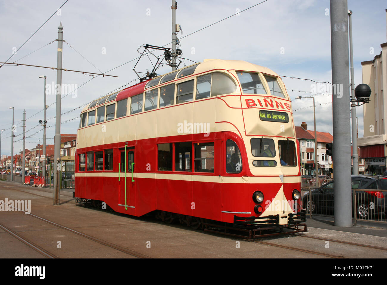 Blackpool number 703 in Sunderland number 101 - 1934 Balloon Car type ...