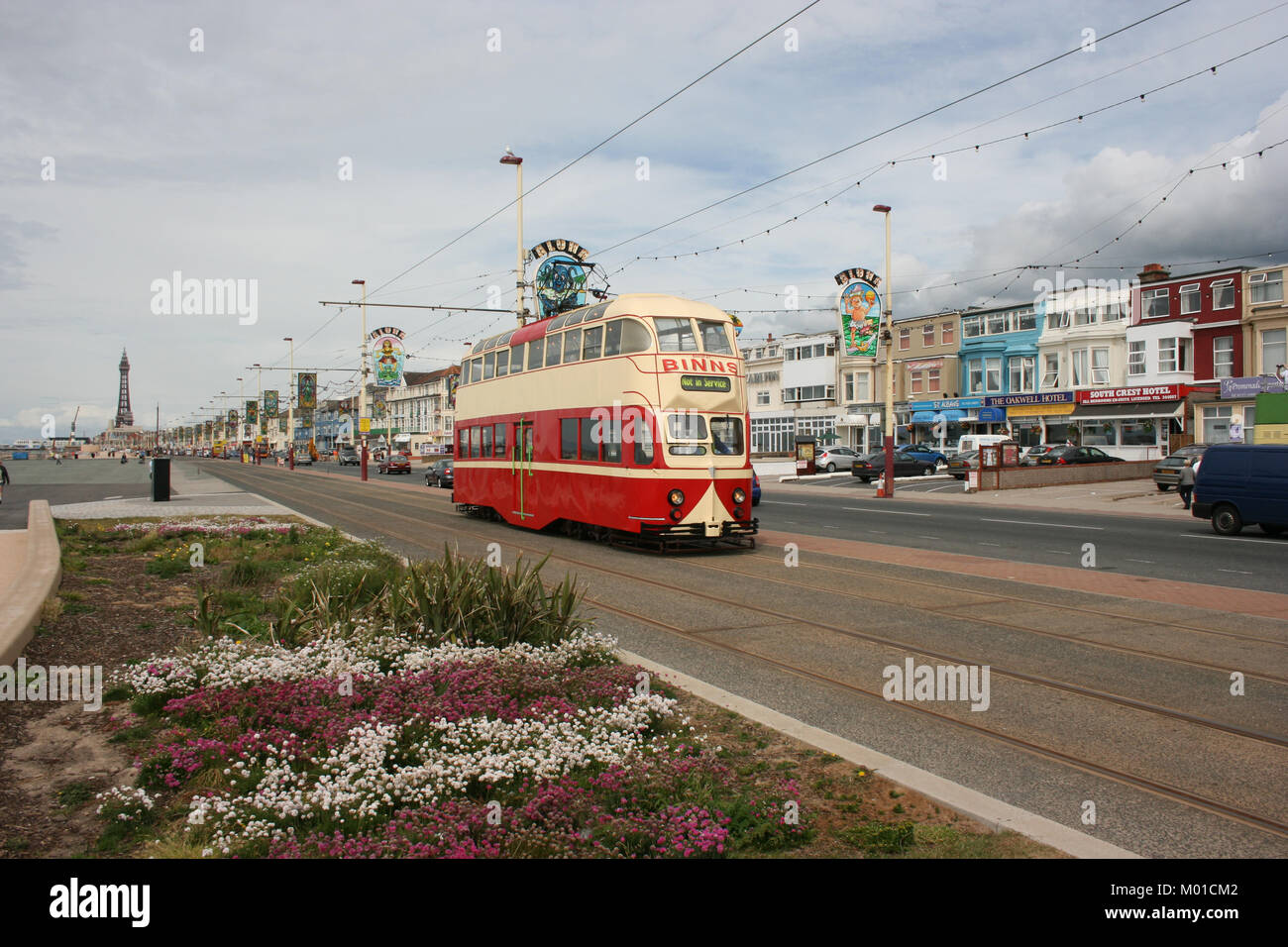 Blackpool number 703 in Sunderland number 101 - 1934 Balloon Car type ...