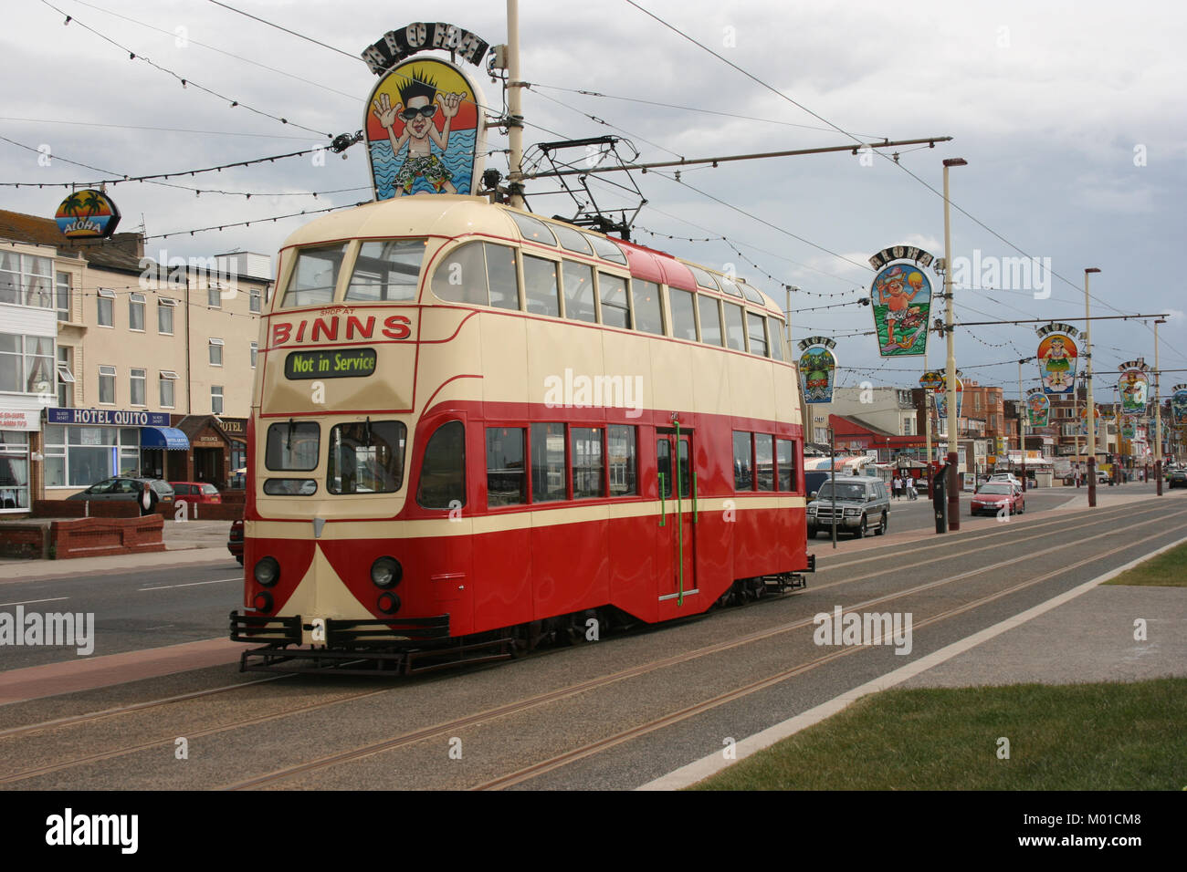 Blackpool number 703 in Sunderland number 101 - 1934 Balloon Car type ...