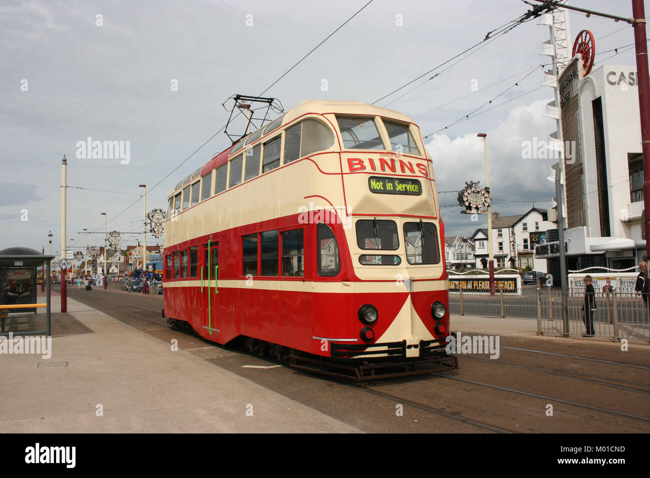 Blackpool number 703 in Sunderland number 101 - 1934 Balloon Car type ...