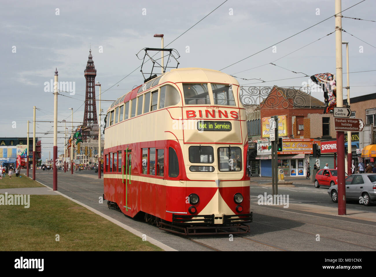 Blackpool number 703 in Sunderland number 101 - 1934 Balloon Car type ...