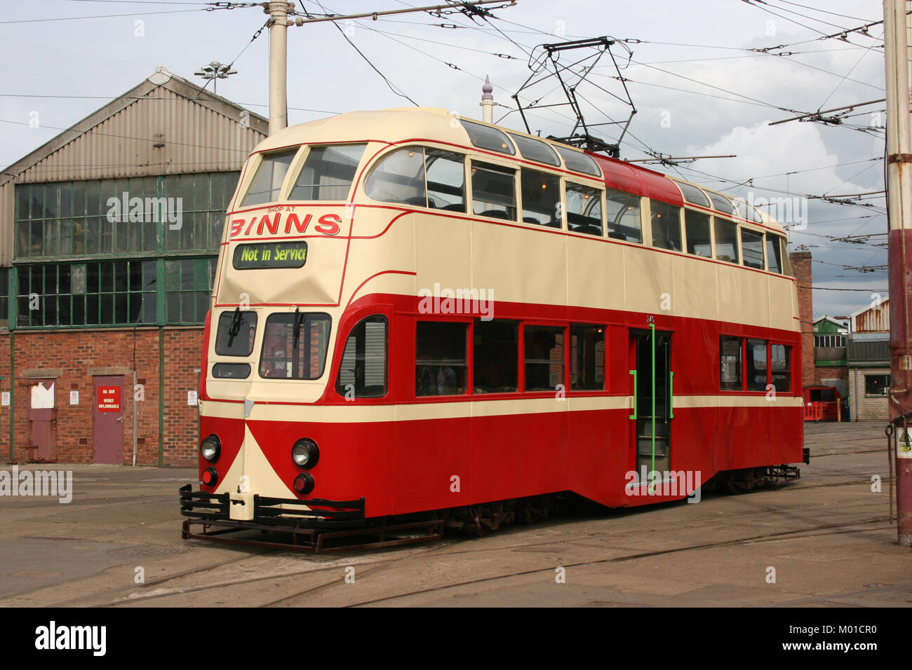 Blackpool number 703 in Sunderland number 101 - 1934 Balloon Car type ...