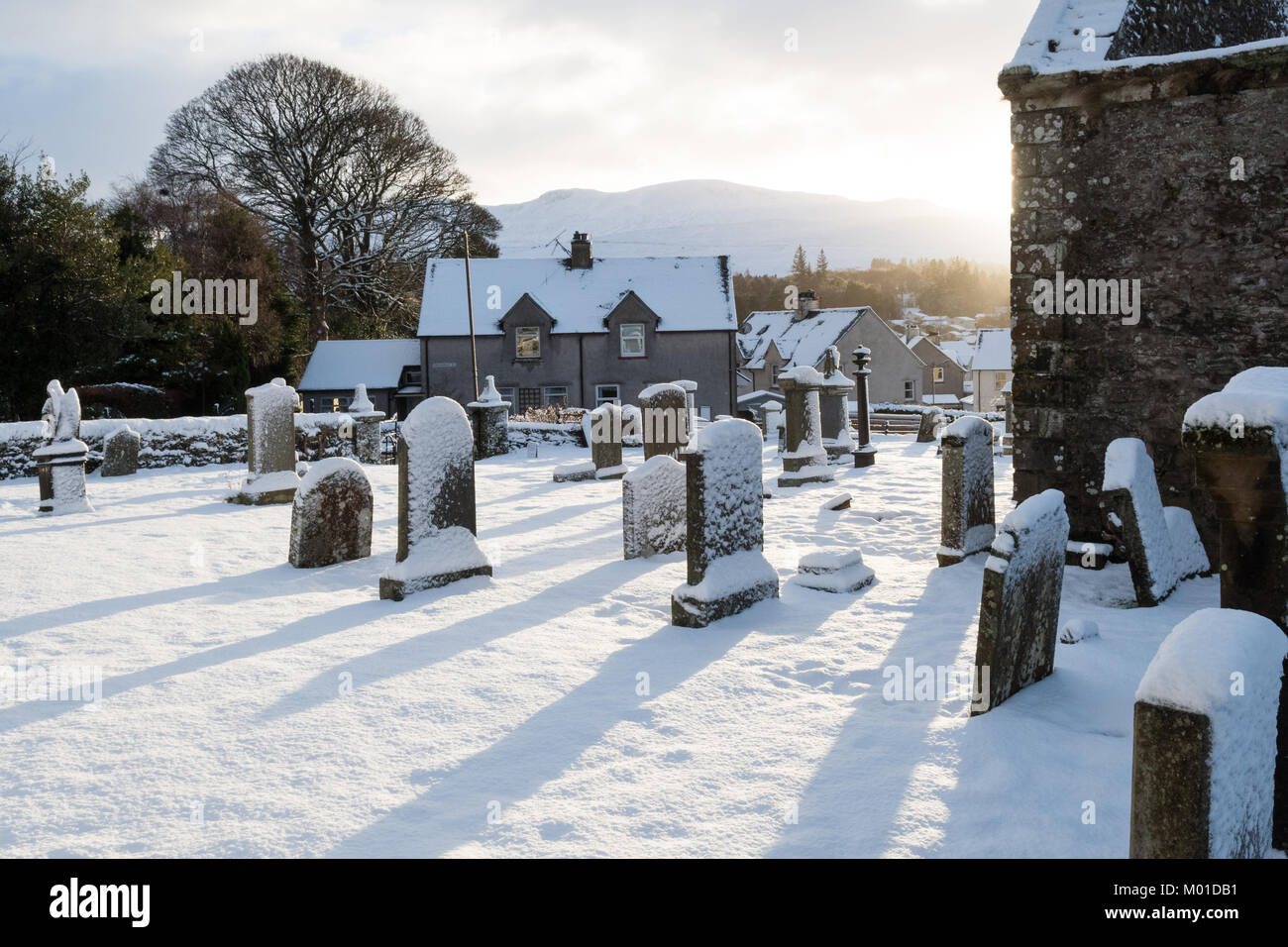 Old Kirk and graveyard, Killearn, Stirlingshire, Scotland, UK Stock ...