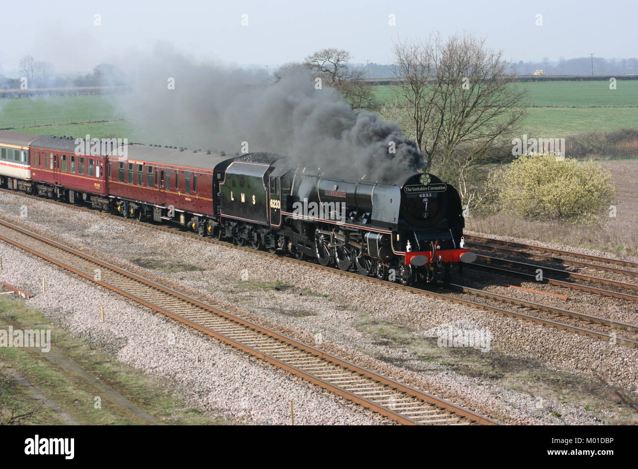 LMS Pacific Steam Locomotive No. 6233 Duchess of Sutherland at Bolton ...