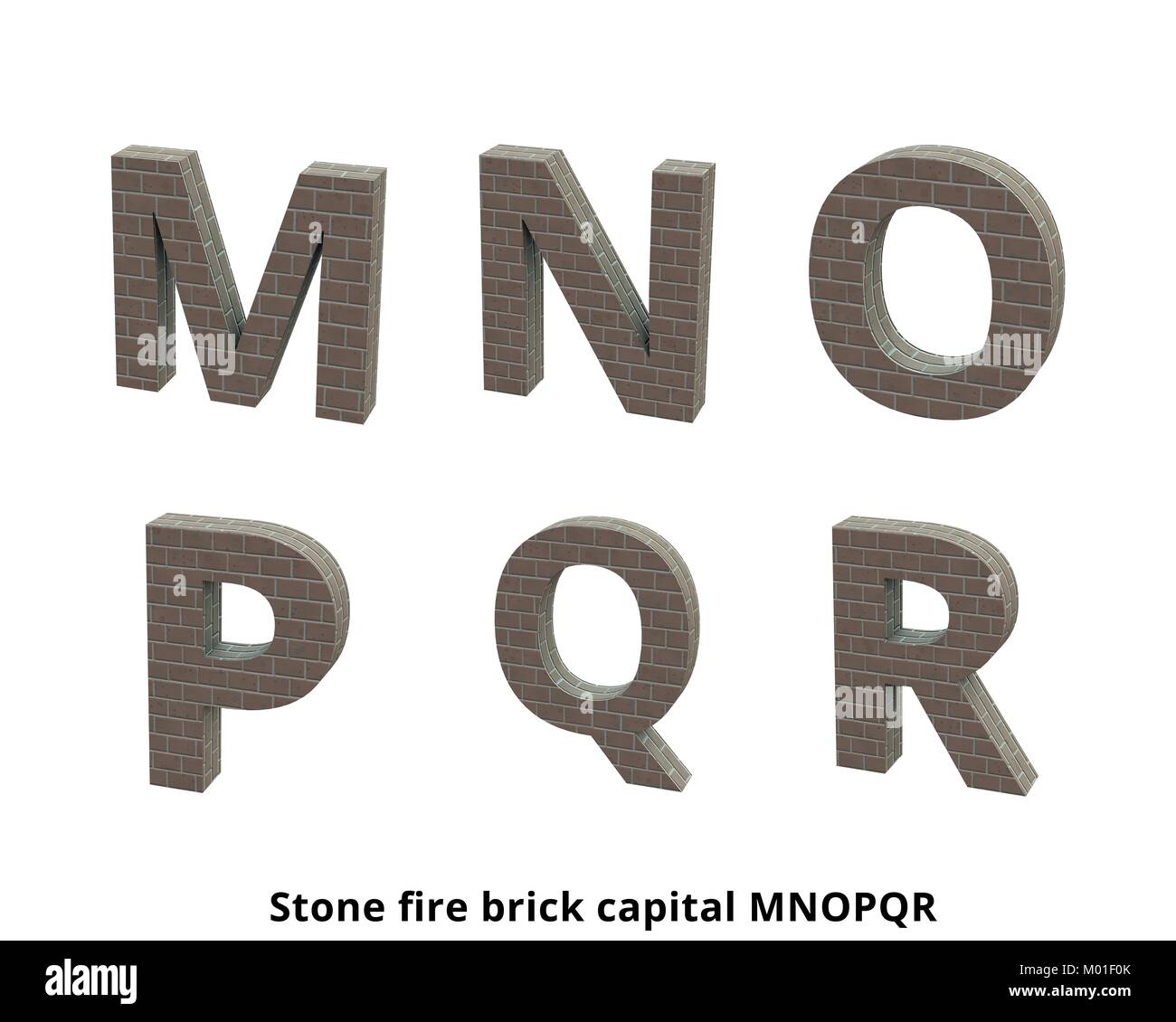 Brick Font High Resolution Stock Photography and Images - Alamy