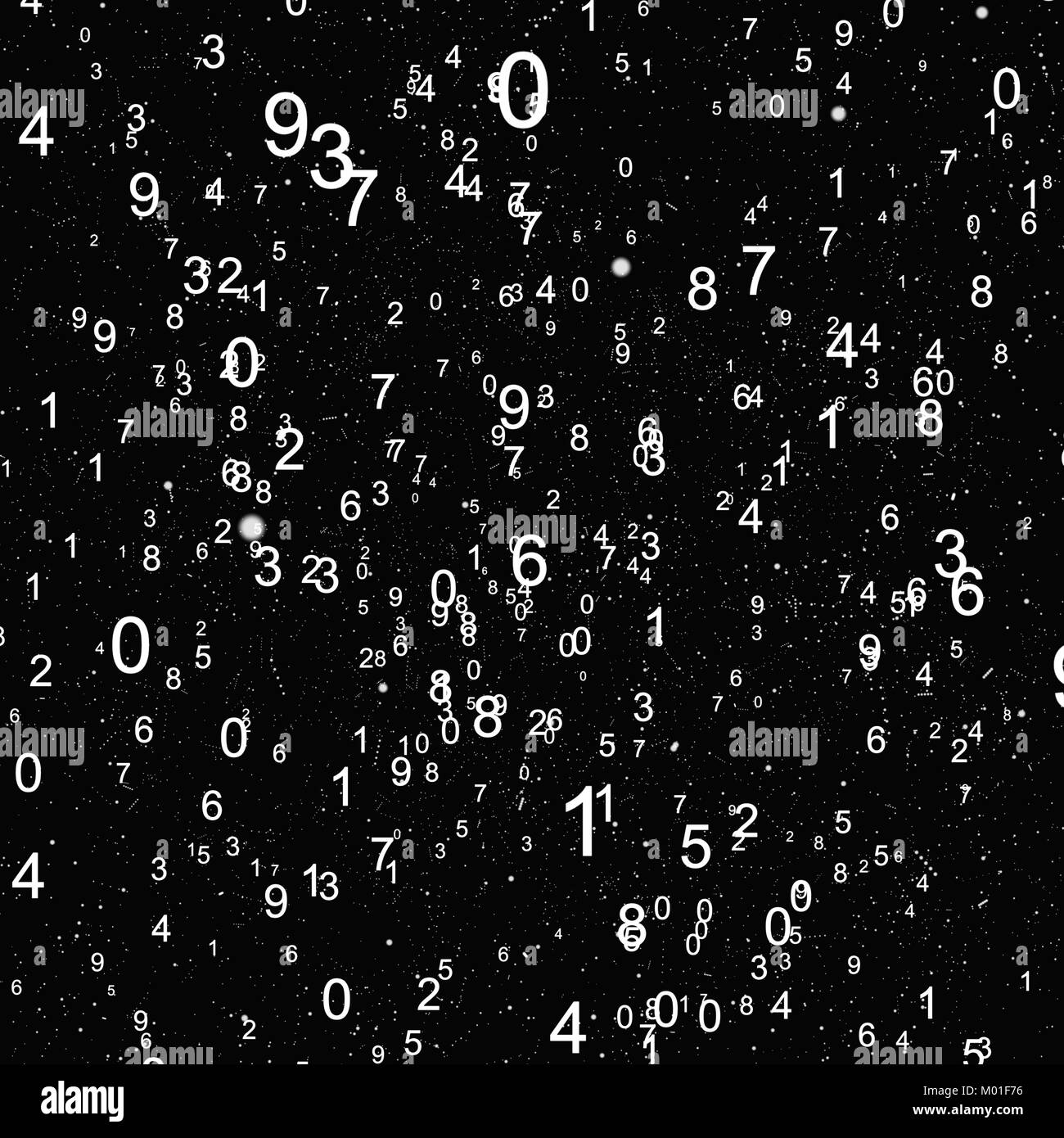 Abstract background with numbers Stock Photo - Alamy