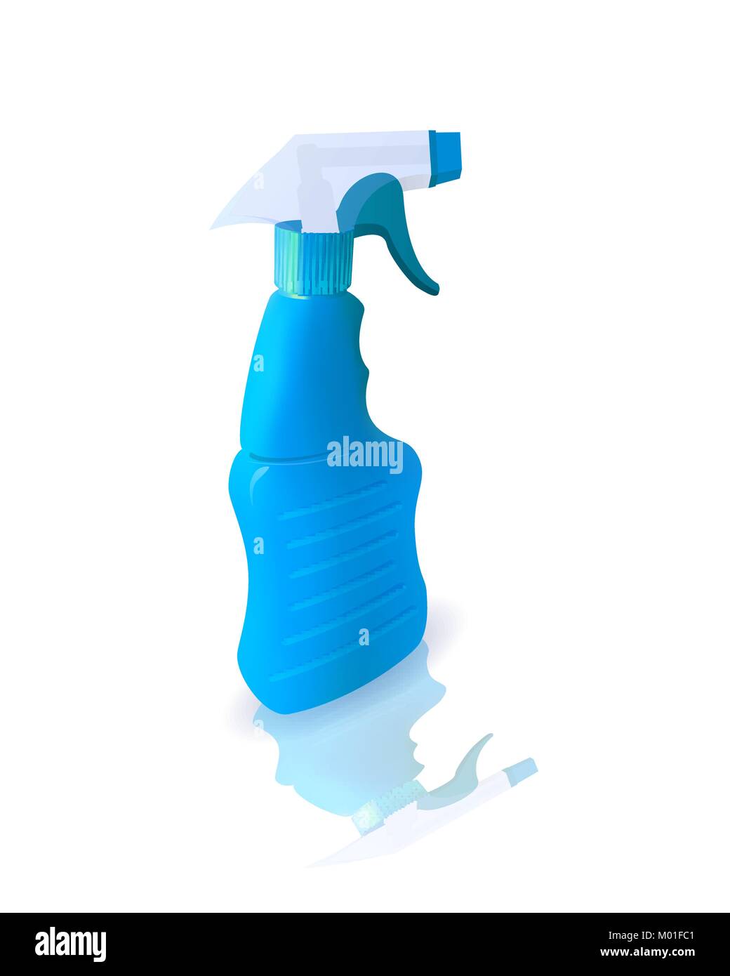 Bottle toilet detergent household Stock Vector Images - Alamy