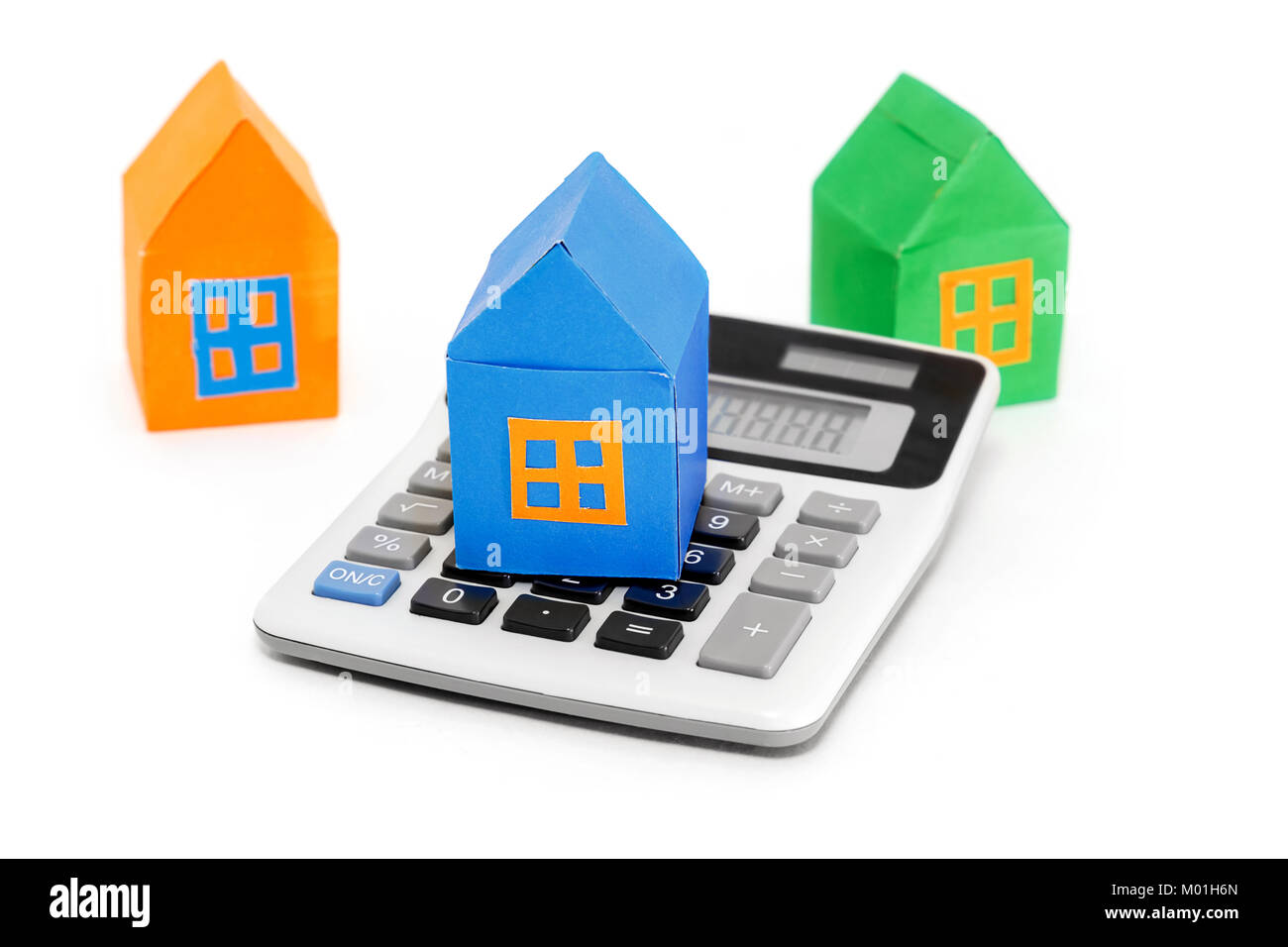 House building calculation calculator hi-res stock photography and ...