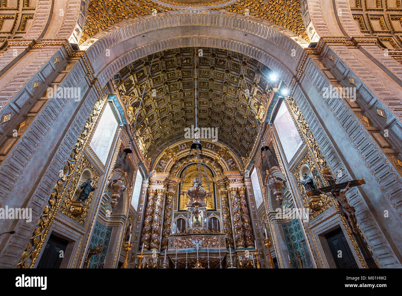 NAZARE, PORTUGAL, JUNE, 20, 2017 : architectural details of Church of ...