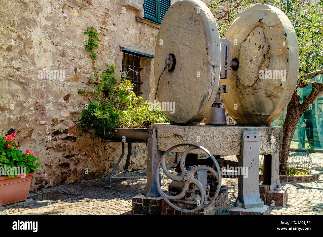 Olive oil press hi-res stock photography and images - Alamy
