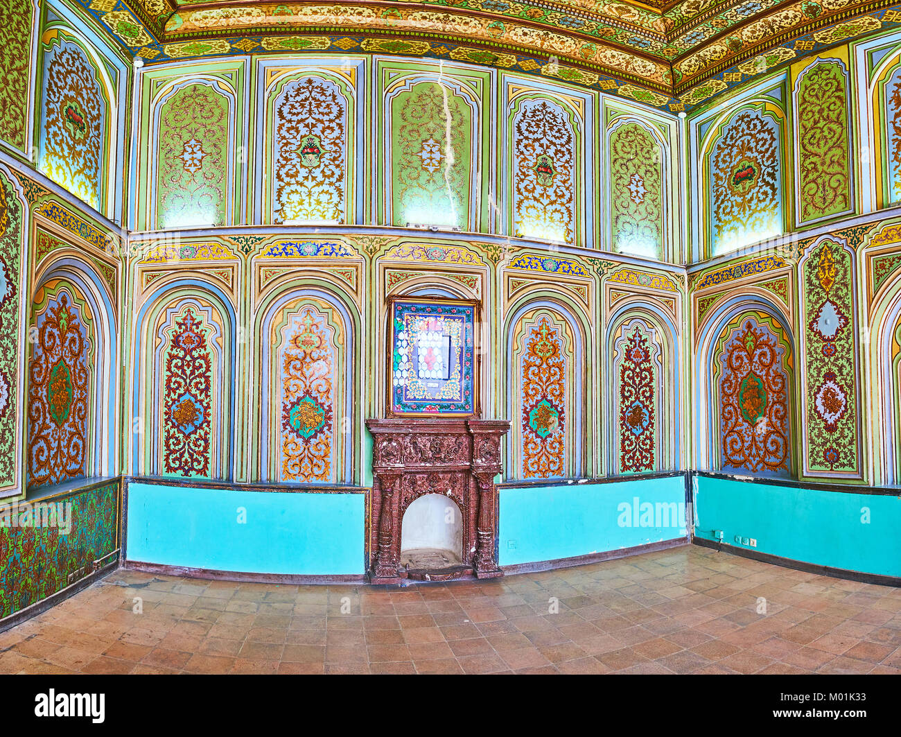 Qajar art qavam house hi-res stock photography and images - Alamy