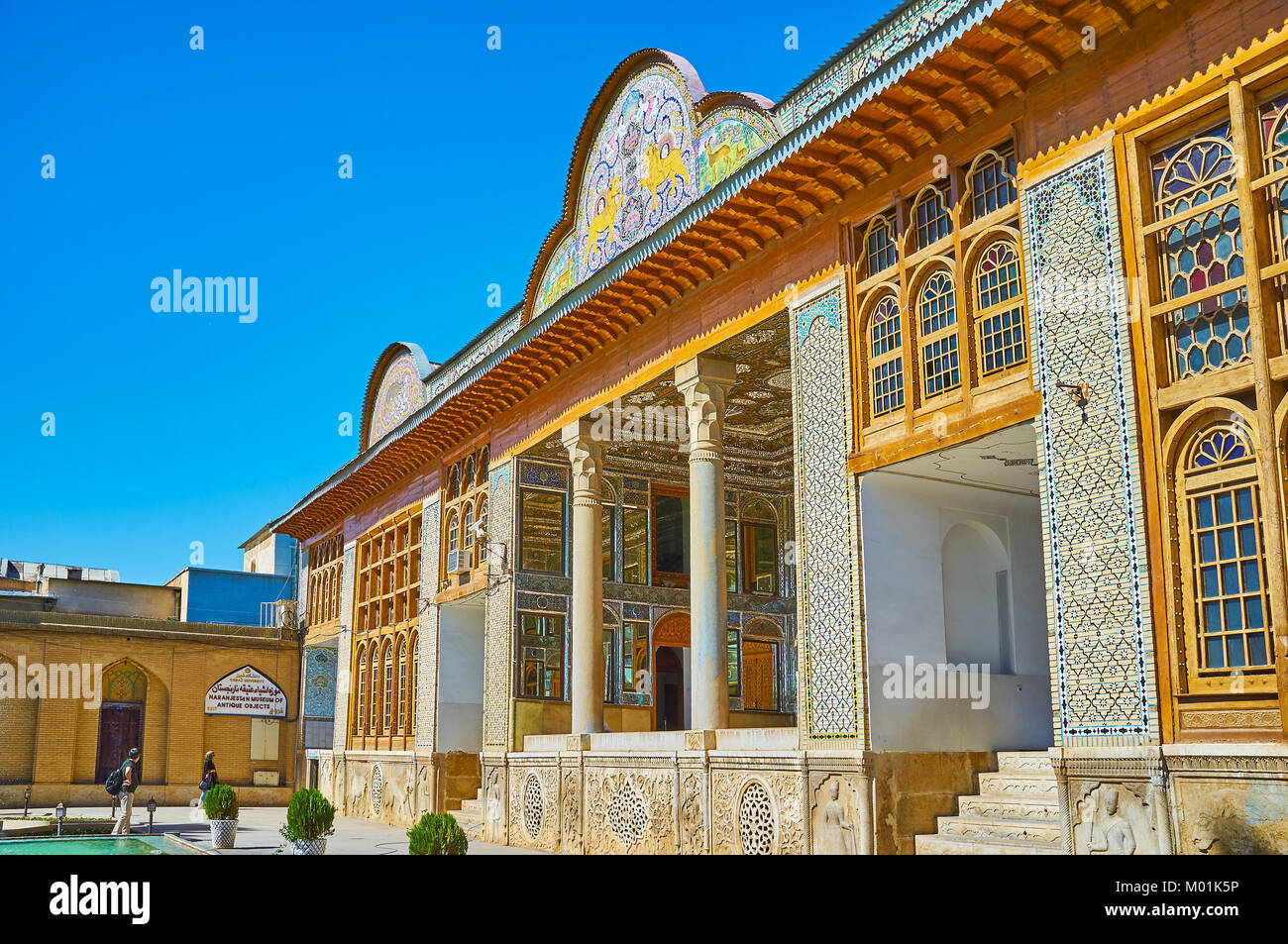 SHIRAZ, IRAN - OCTOBER 12, 2017: The medieval Qavam House of ...