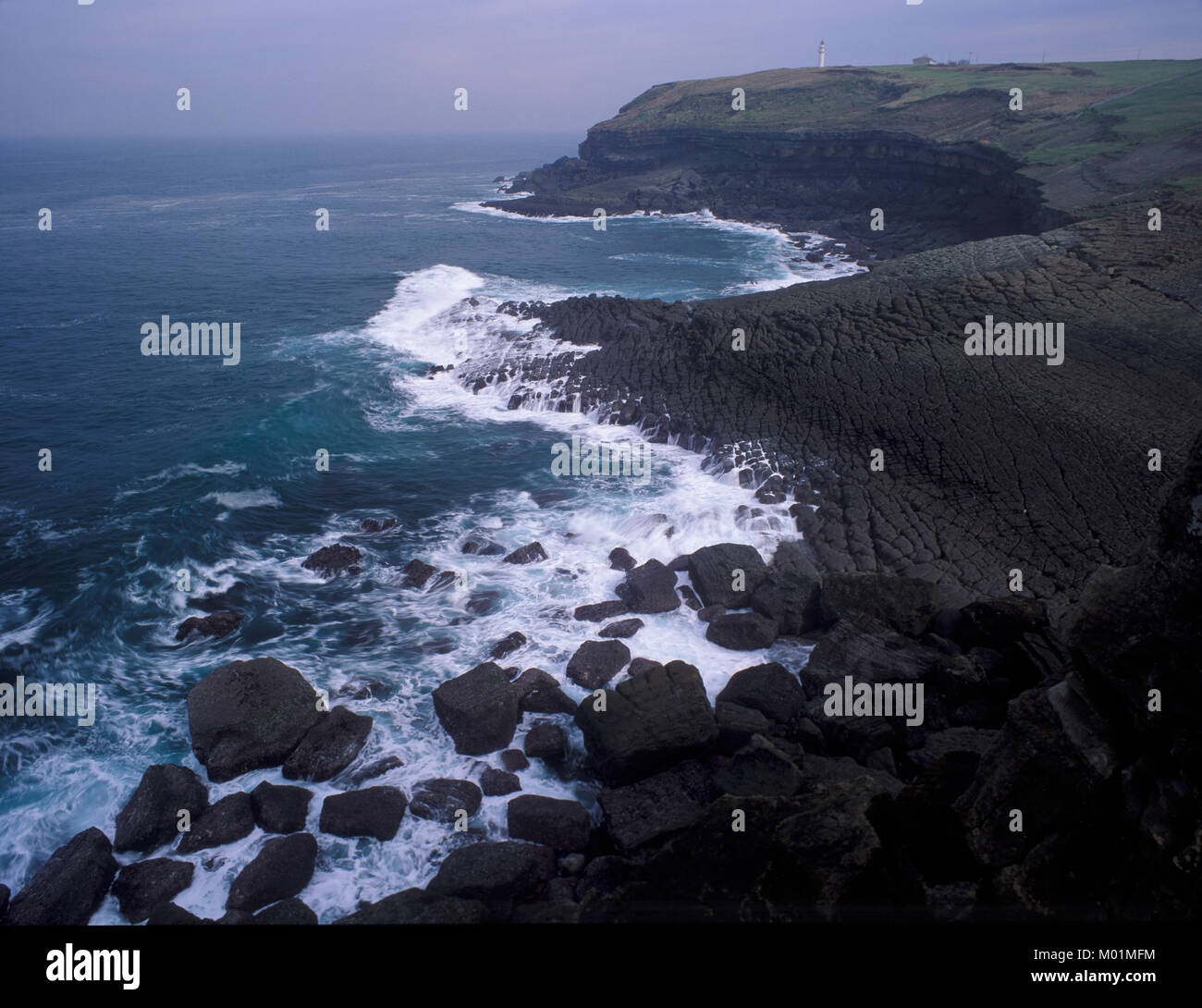 Ajo cape, Cantábrico CANTABRIA Stock Photo - Alamy