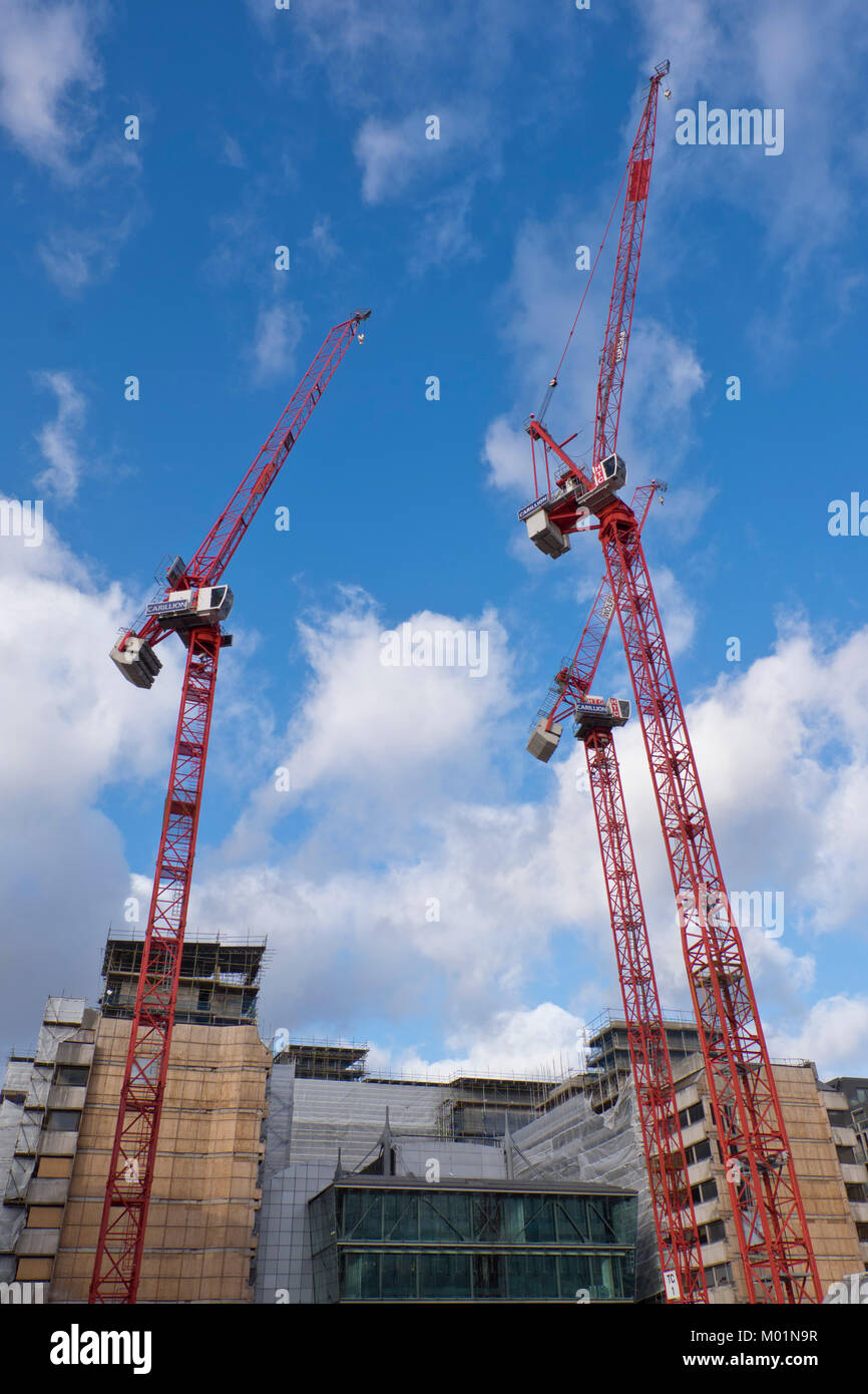 Luxury housing development project in the Strand, London abandoned and ...