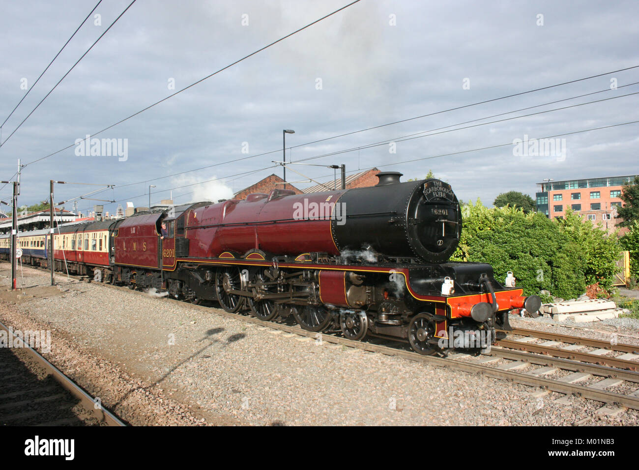 LMS Pacific Steam Locomotive No. 6201 Princess Elizabeth at York ...