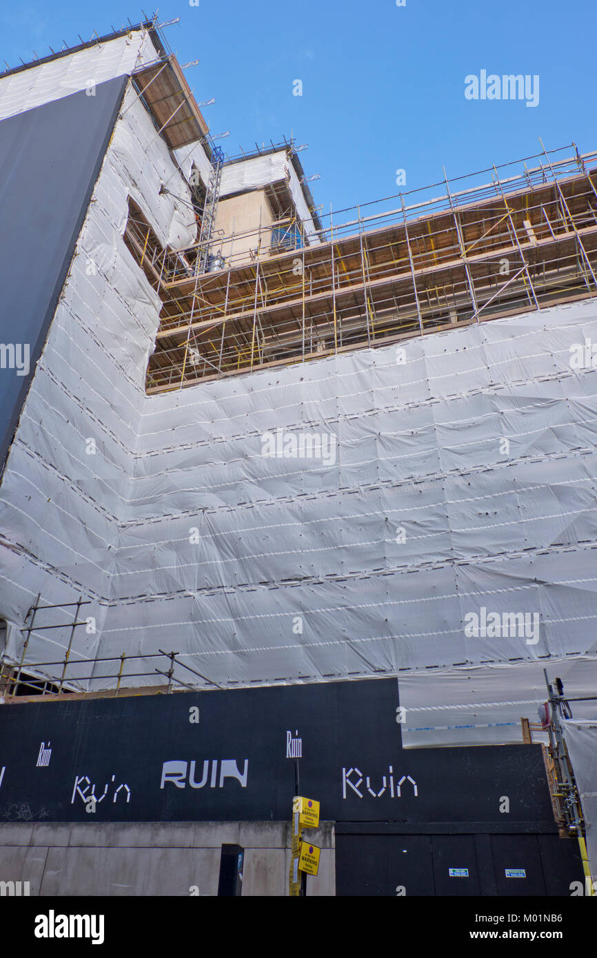 Luxury housing development project in the Strand, London abandoned and ...