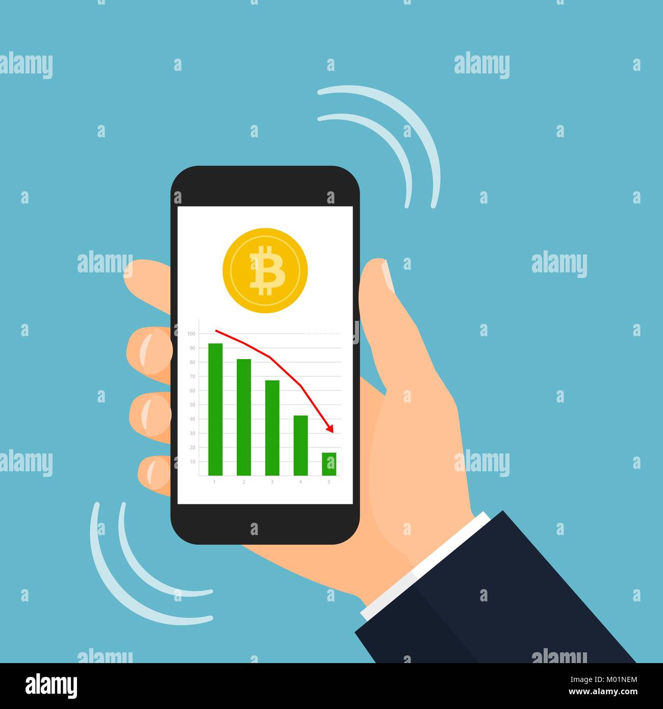 Cryptocurrency trading vector vectors hi-res stock photography and ...