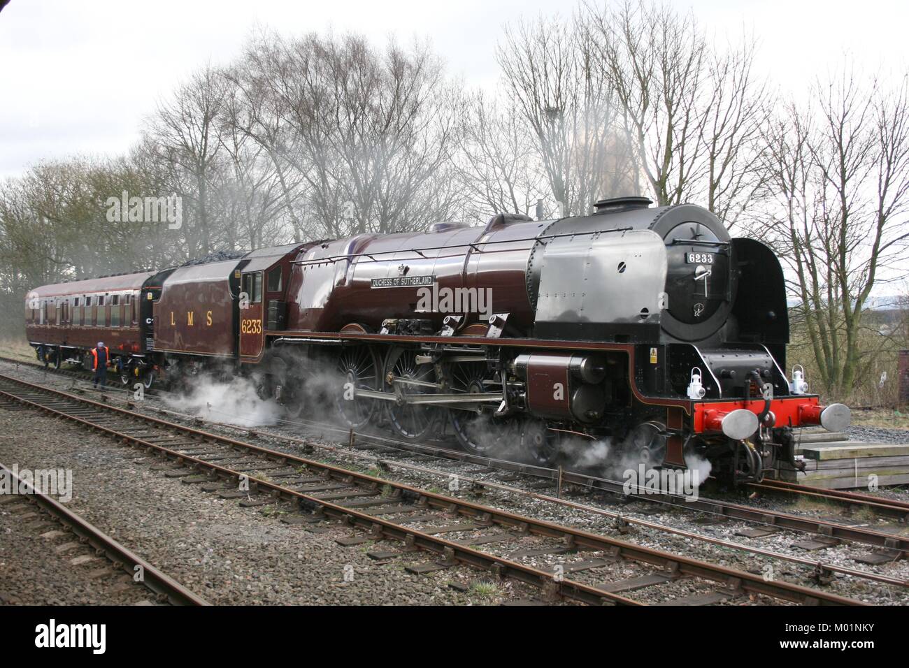 LMS Pacific Steam Locomotive No. 6233 Duchess of Sutherland at ...