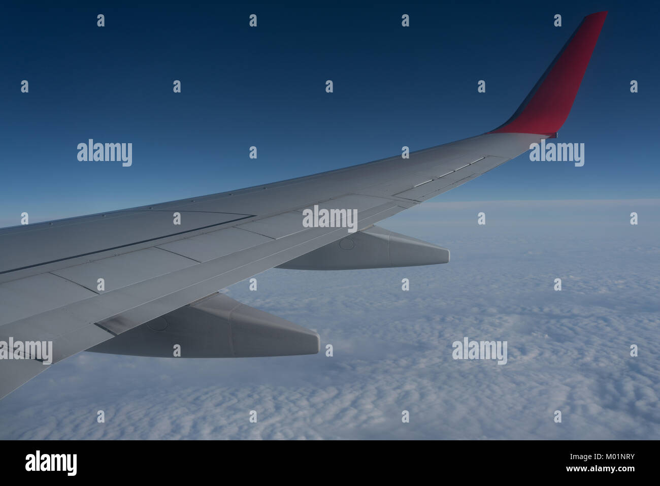 Airplane wing sun flare hi-res stock photography and images - Alamy