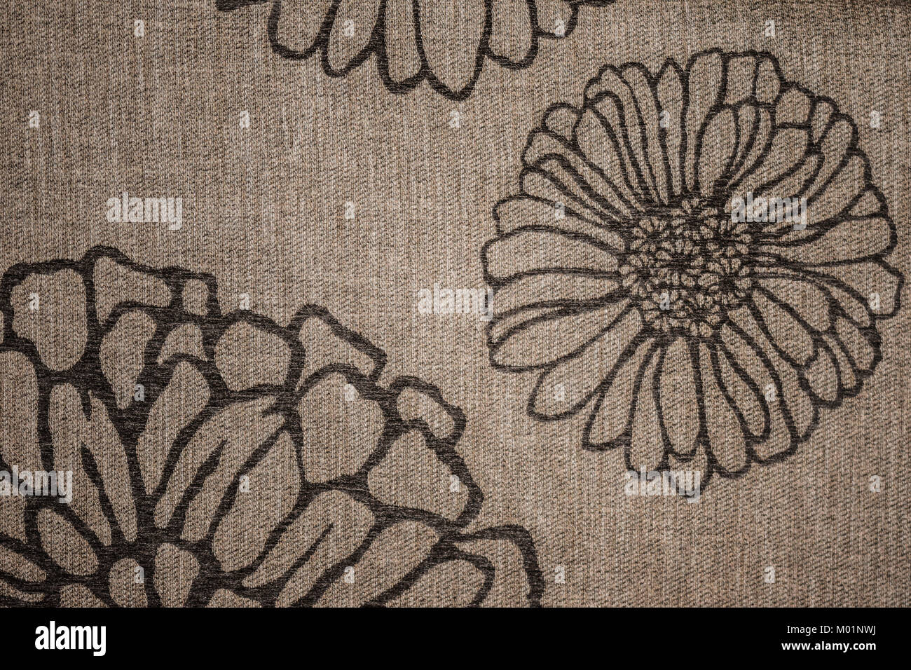 Flower pattern fabric background Stock Photo - Alamy