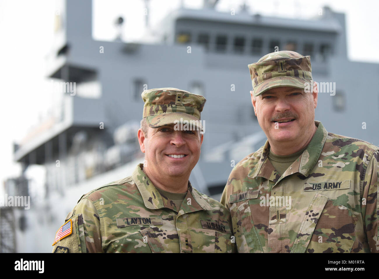 Left, U.S. Army Chief Warrant Officer 2 Nathaniel Layton, 97th ...