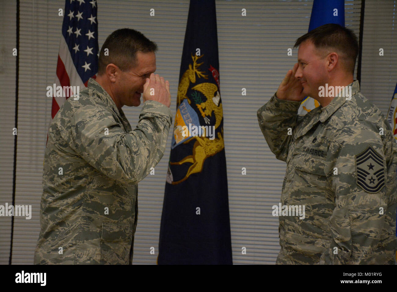 Chief Master Sgt. Trevor Slater, State Command Chief of Michigan ...