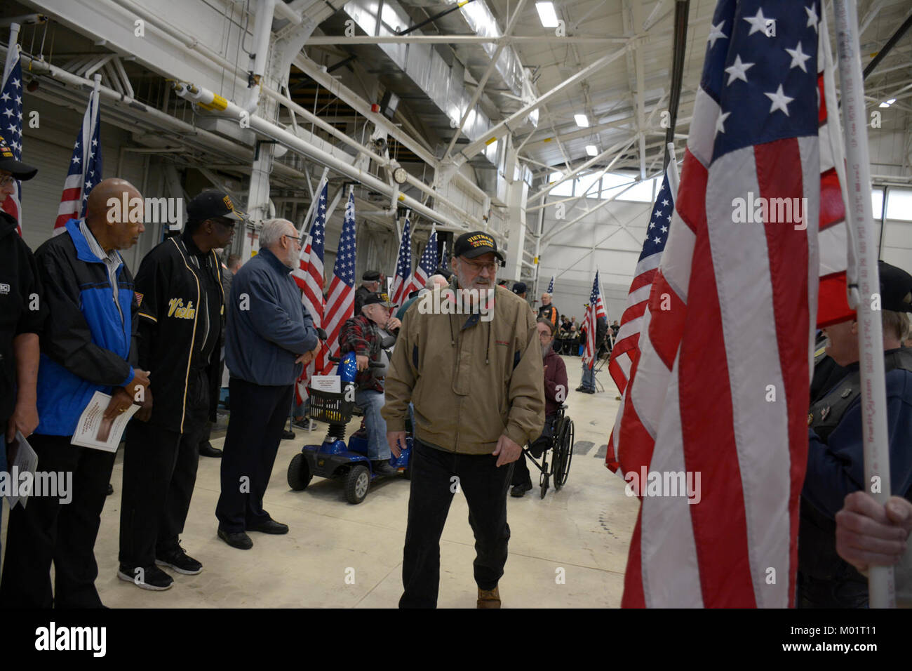 Vietnam Veterans are welcomed home by 110th Attack Wing Airmen, October ...