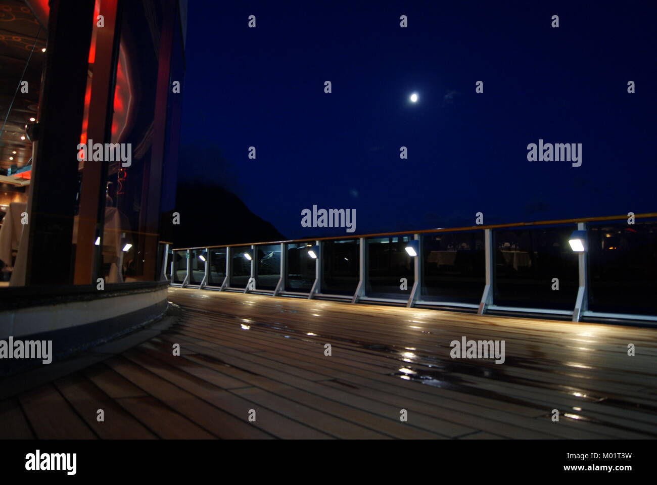 Cruise Ship at Night Stock Photo - Alamy