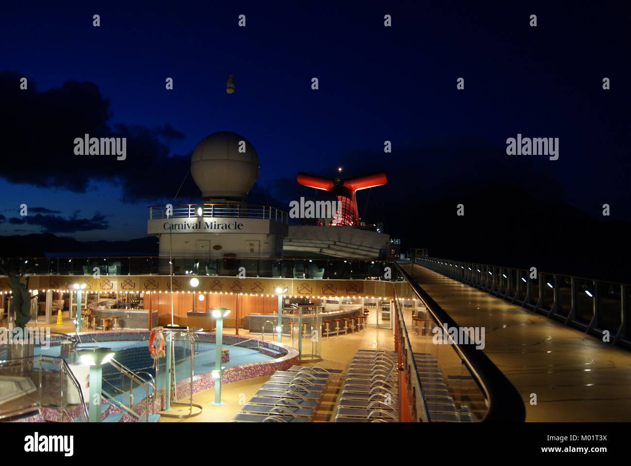 Cruise Ship at Night Stock Photo - Alamy