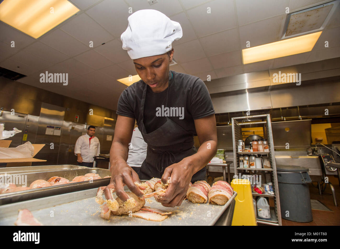 U.S. Marine Corps Staff Sgt. Tamara D. Mitchell, food service ...