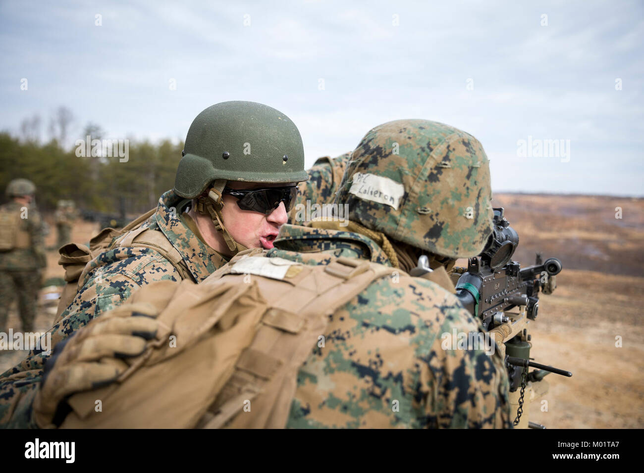 U.S. Marines assigned to Marine Corps Security Force Regiment (MCSFR ...