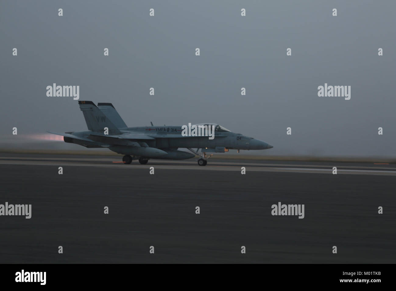 Marines with Marine Fighter Attack Squadron (VMFA) 314 deployed as part ...