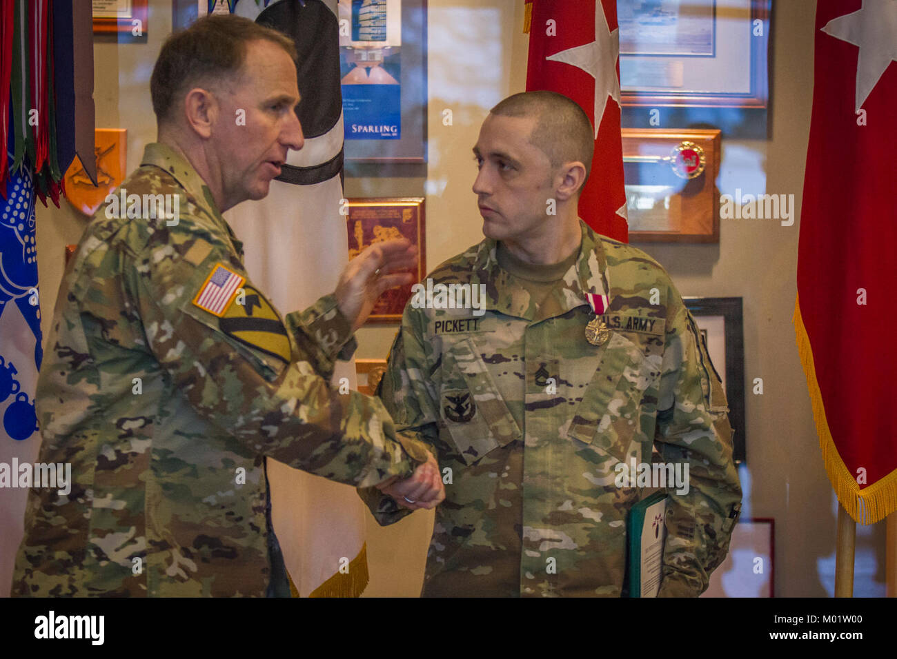 U.S. Army Sgt. 1st Class Jason G. Pickett, assigned to the 504th ...