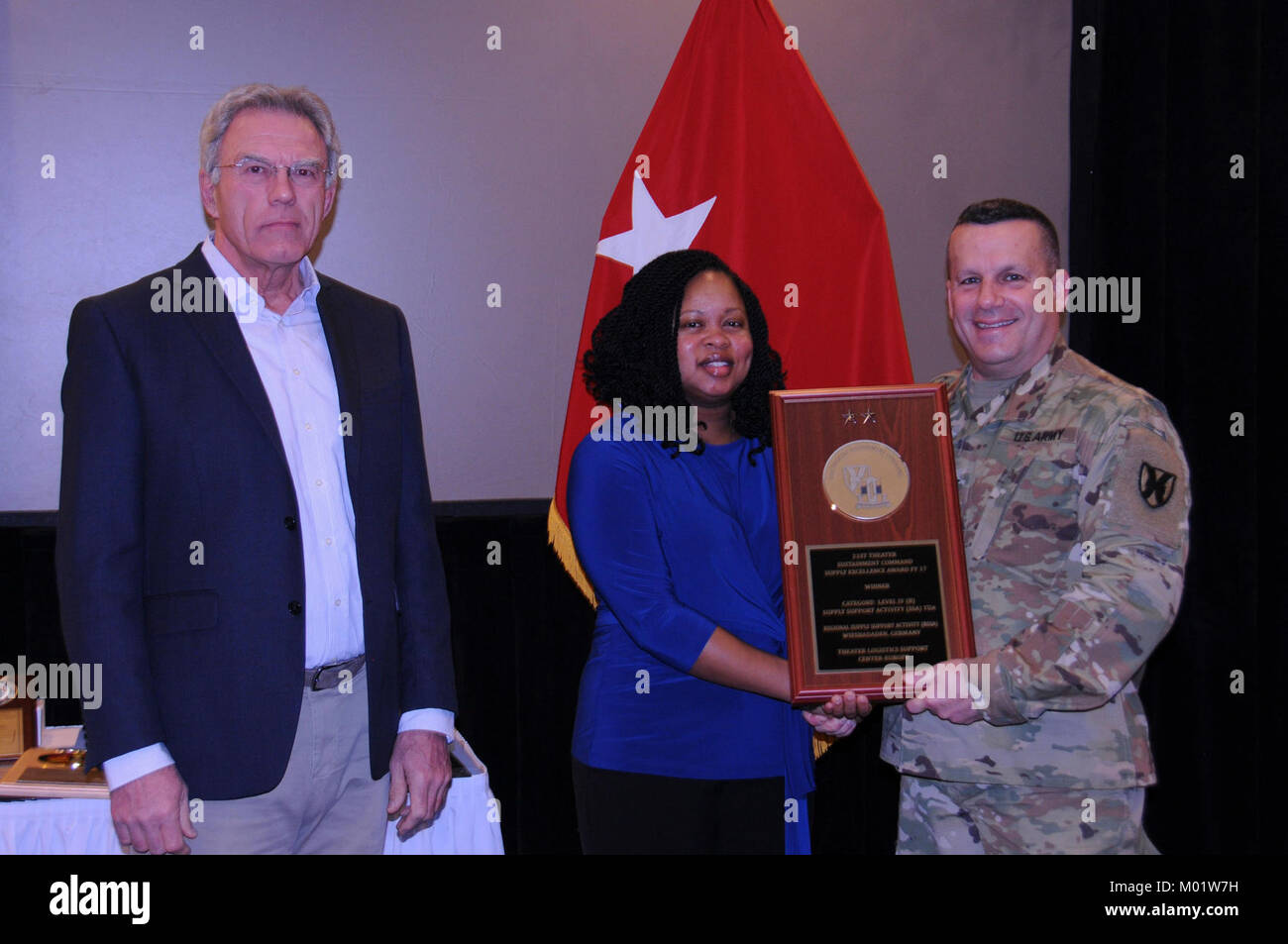 Maj. Gen. Steven A. Shapiro, commanding general 21st Theater Sustainment Command presents ...