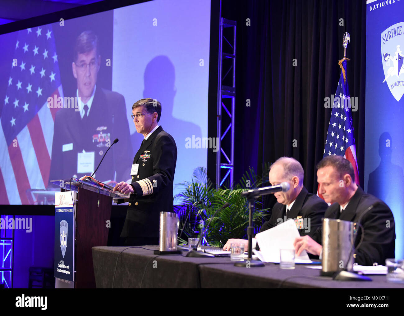 CITY, Va. (Jan. 11, 2018) Vice Adm. David C. Johnson, Principal ...