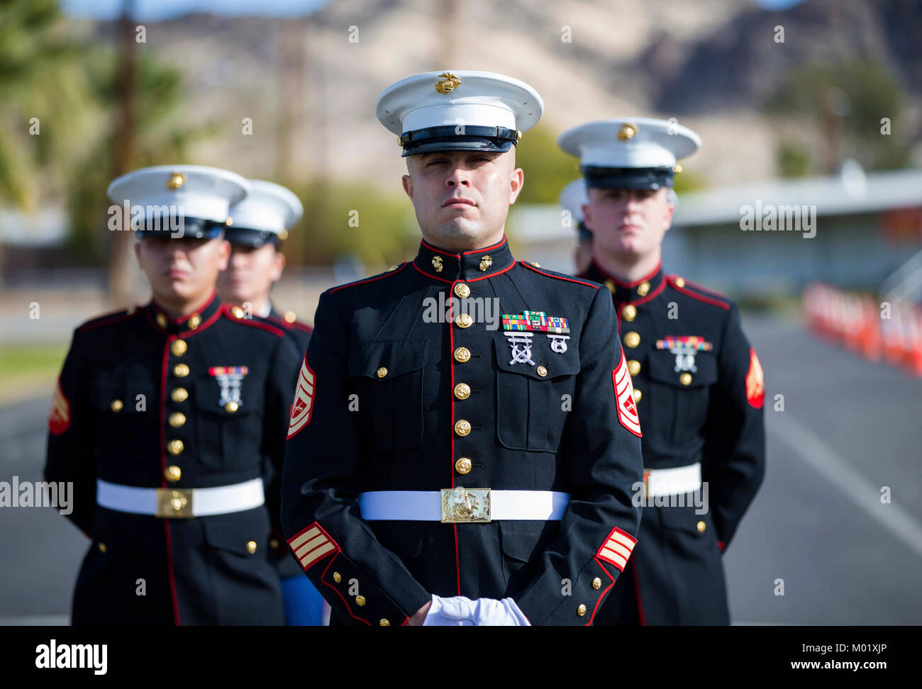 Gunnery Sergeant Manuel G. Martinez, company first sergeant ...