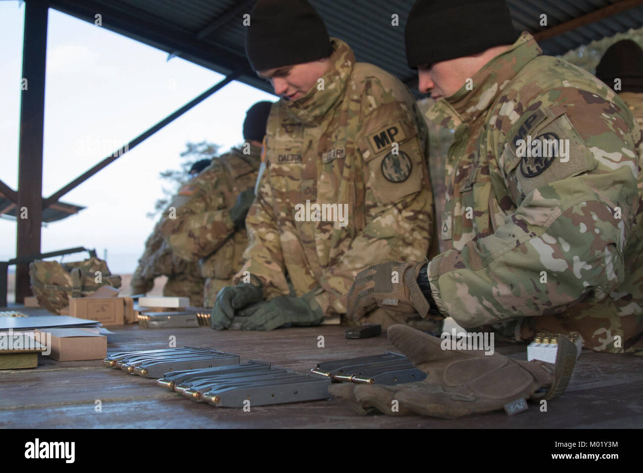 U.S. Soldiers assigned to the Forward Support Troop, 3rd Squadron, 2nd ...