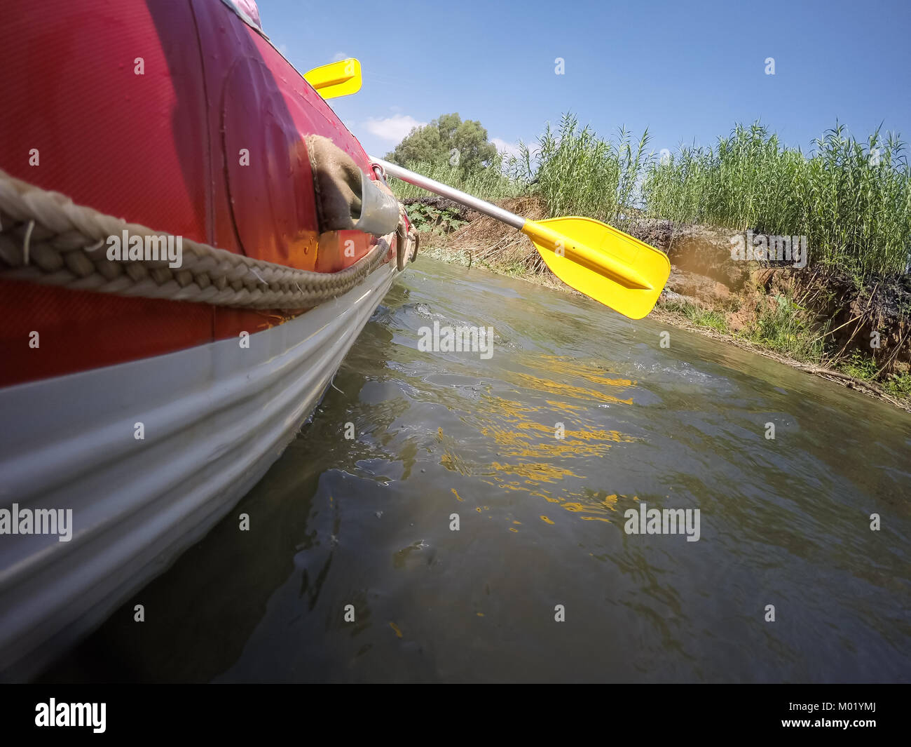 River Kayaking in Northern Israel Stock Photo - Alamy