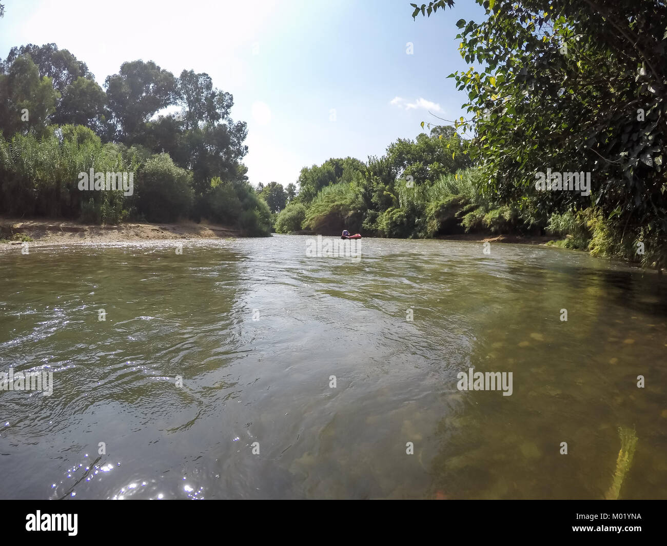 River Kayaking in Northern Israel Stock Photo - Alamy
