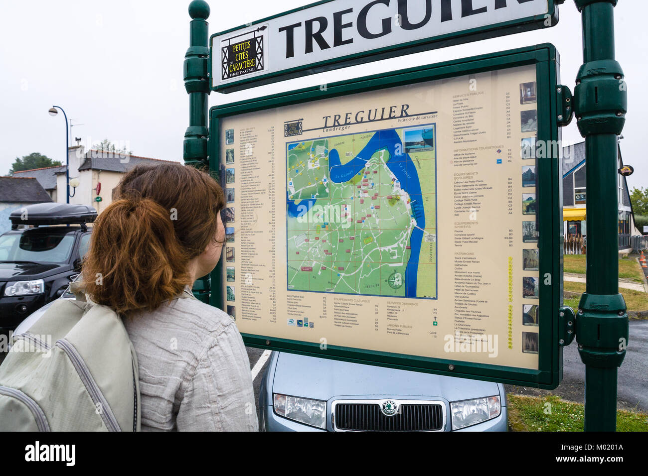 Map of brittany, france hi-res stock photography and images - Alamy