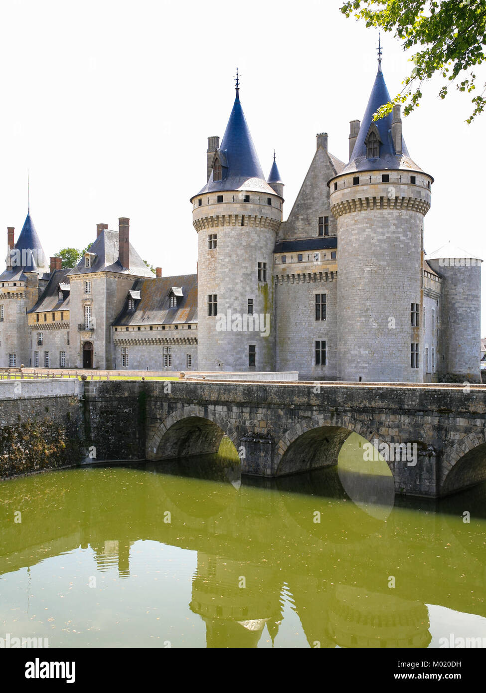SULLY-SUR-LOIRE, FRANCE - JULY 9, 2010: view of castle Chateau de Sully ...