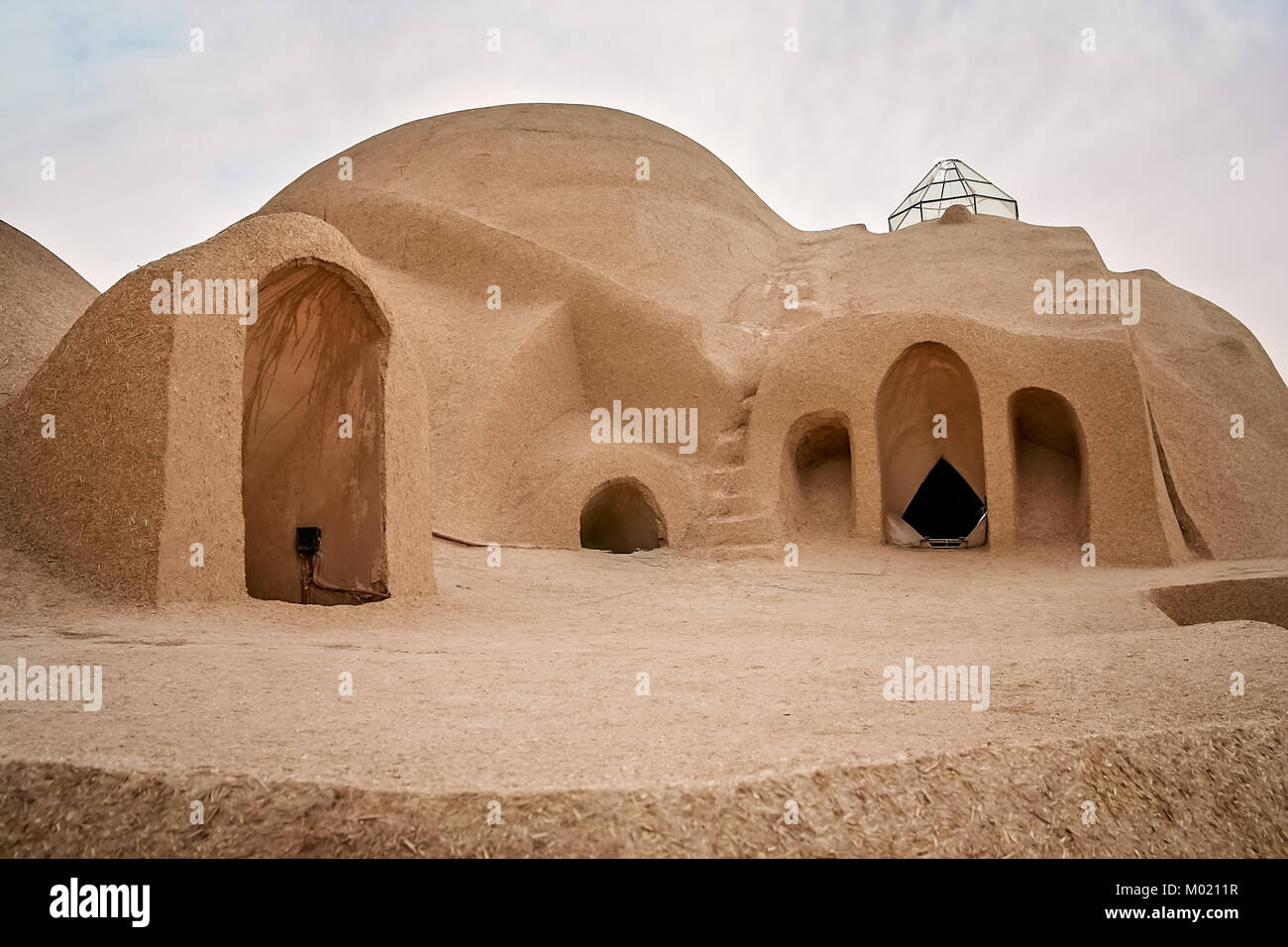 Rooftop dome of the traditional iranian palace in Kashan, Iran Stock ...
