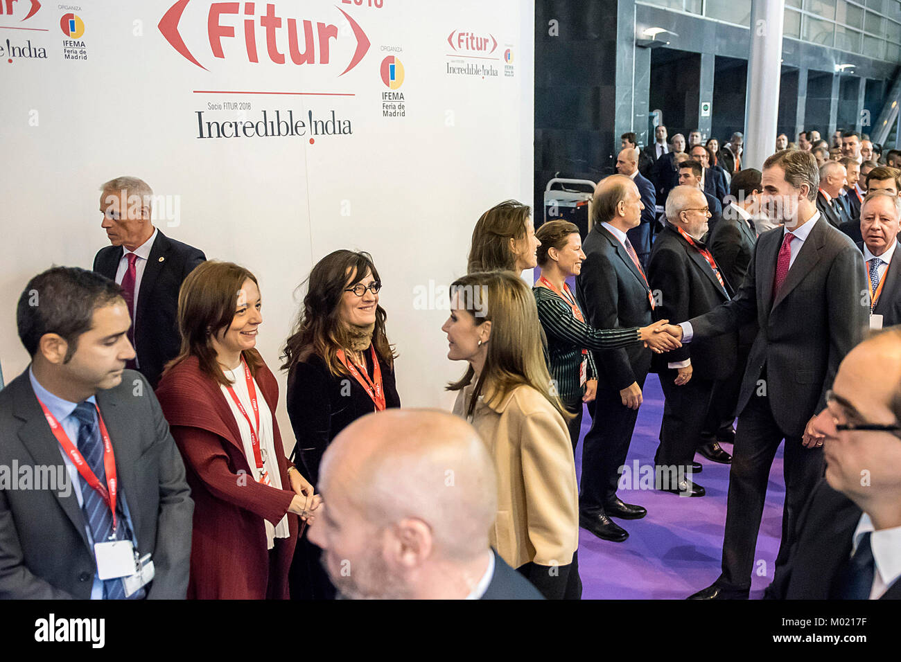 Inauguration of the International Tourism Fair (FITUR) in Madrid with ...