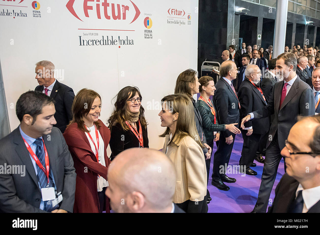 Inauguration of the International Tourism Fair (FITUR) in Madrid with ...
