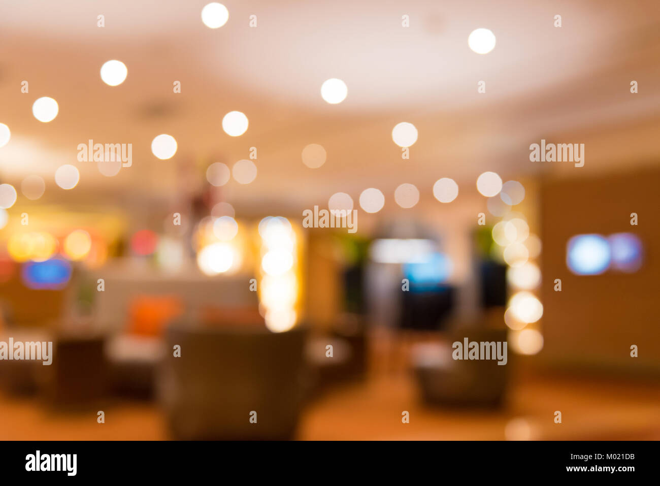 Abstract blur background of hotel lobby Stock Photo - Alamy