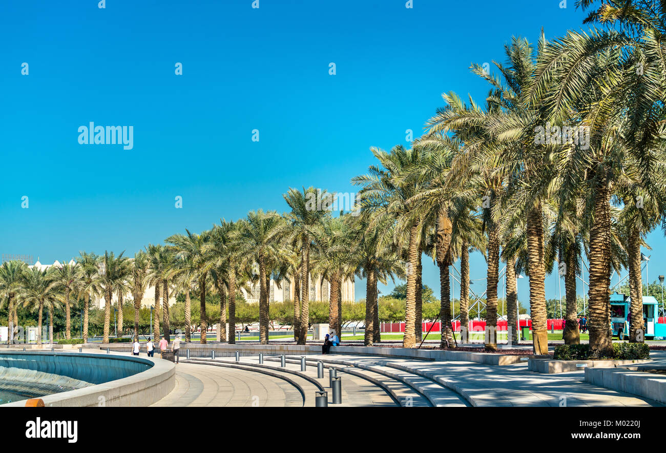 Mia Park At Museum Of Islamic Art In Doha Qatar Stock Photo Alamy