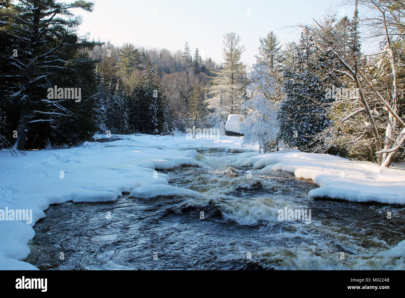 Doncaster river cascades Stock Photo - Alamy
